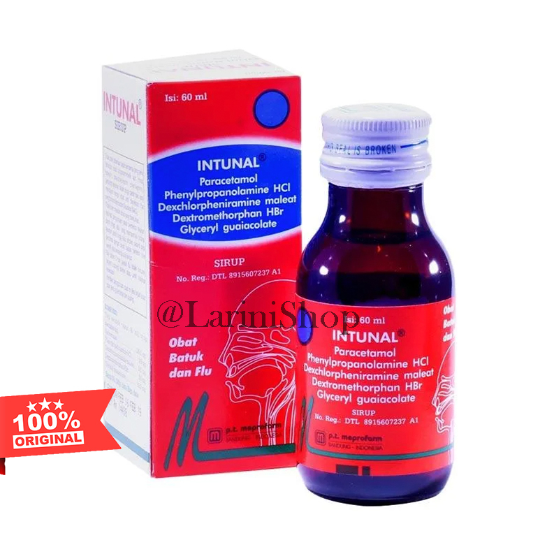 Jual INTUNAL Sirup 60 ML Obat Demam Batuk Pilek Flu SIRUP | Shopee ...