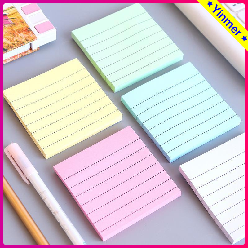 Jual COD 70 Lembar Sticky Notes / Memo Note Garis Catatan Kecil Murah ...