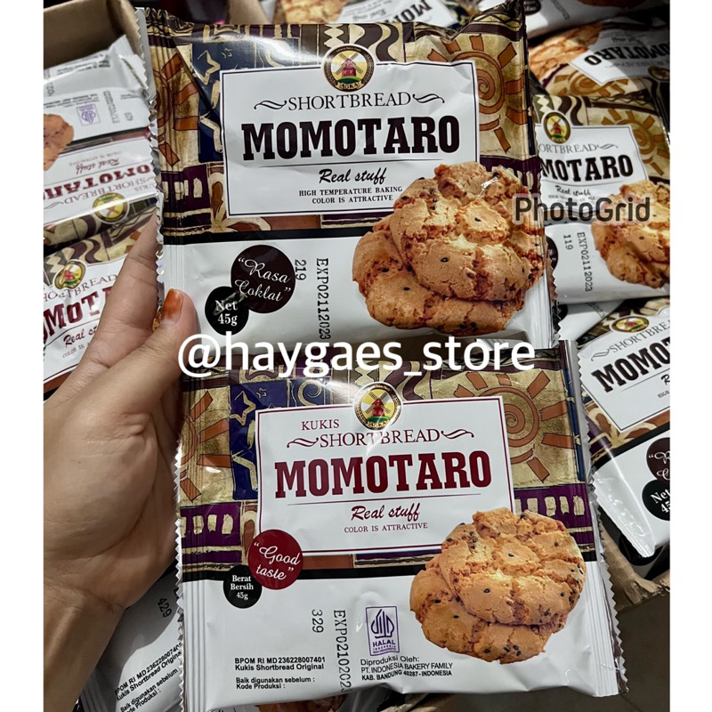 Jual (READY SIAP KIRIM) MOMOTARO KUKIS COOKIES SHORTBREAD AOKA 45gr ...