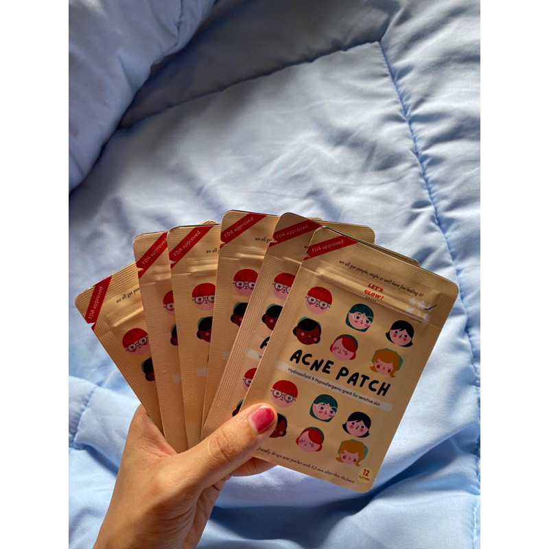 Jual LETS GLOW Acne Pimple Patch Hydrocolloid | Shopee Indonesia