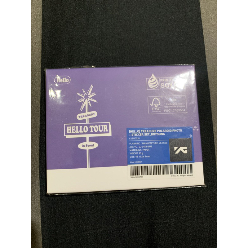 Jual [HELLO] TREASURE POLAROID PHOTO + STICKER SET (DOYOUNG) | Shopee ...