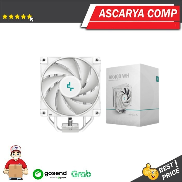 Jual Deepcool AK400 WHITE 12CM - CPU COOLER + BRACKET LGA 1700 - WHITE ...