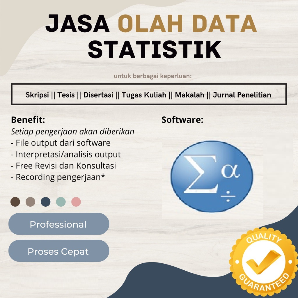 Jual Jasa Oleh Data Spss Untuk Skripsi, Tesis Dan Disertasi | Shopee ...
