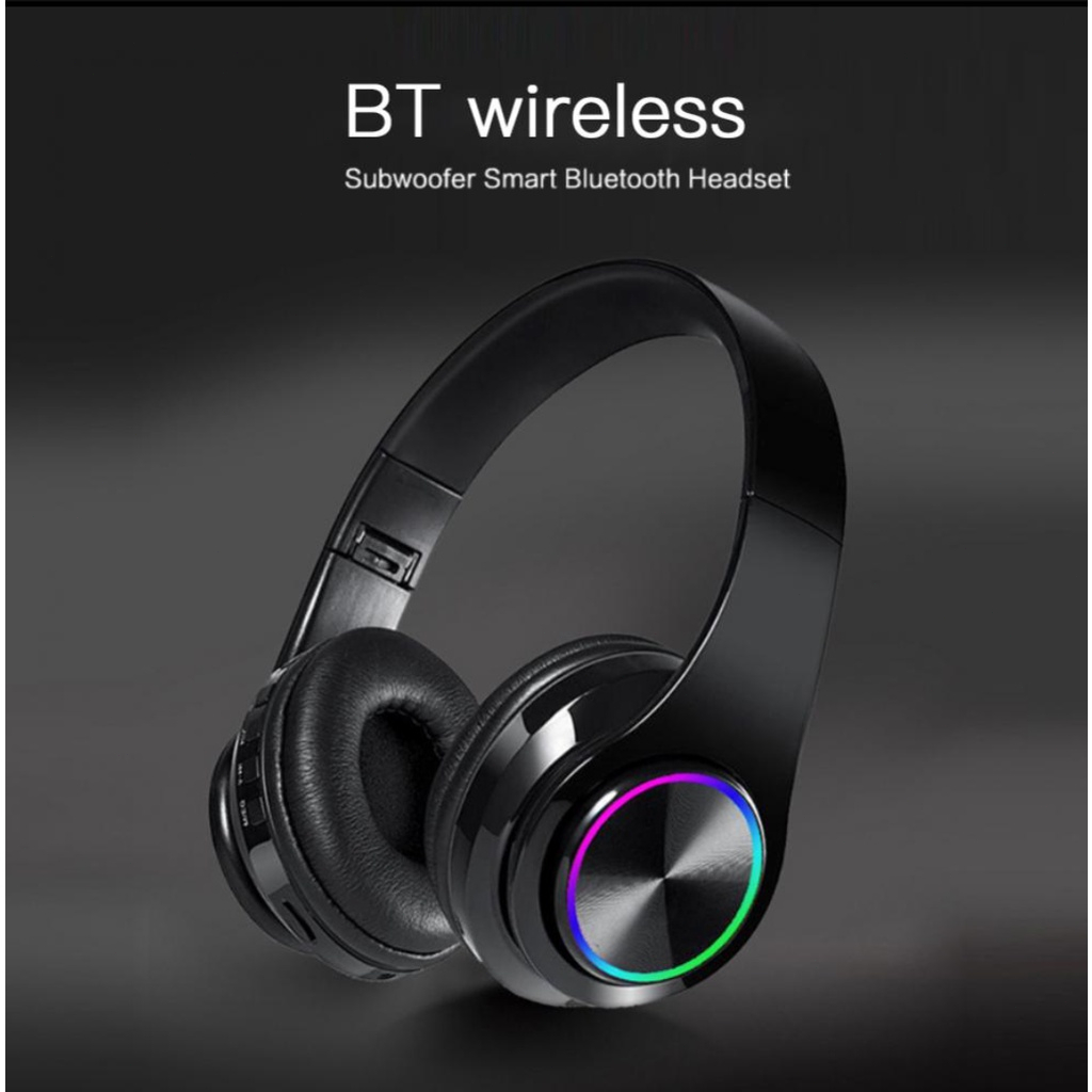 Jual B39 Wireless Headset Led Bluetooth Headphone Hifi Stereo With