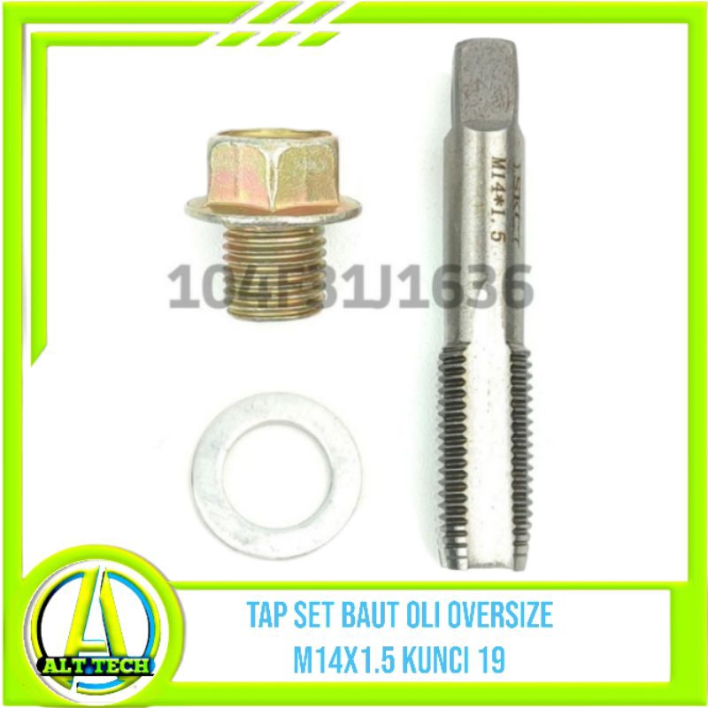 Jual Paket Tap baut oli oversize m14x1.5 baut 19 kunci 17 cocok untuk ...