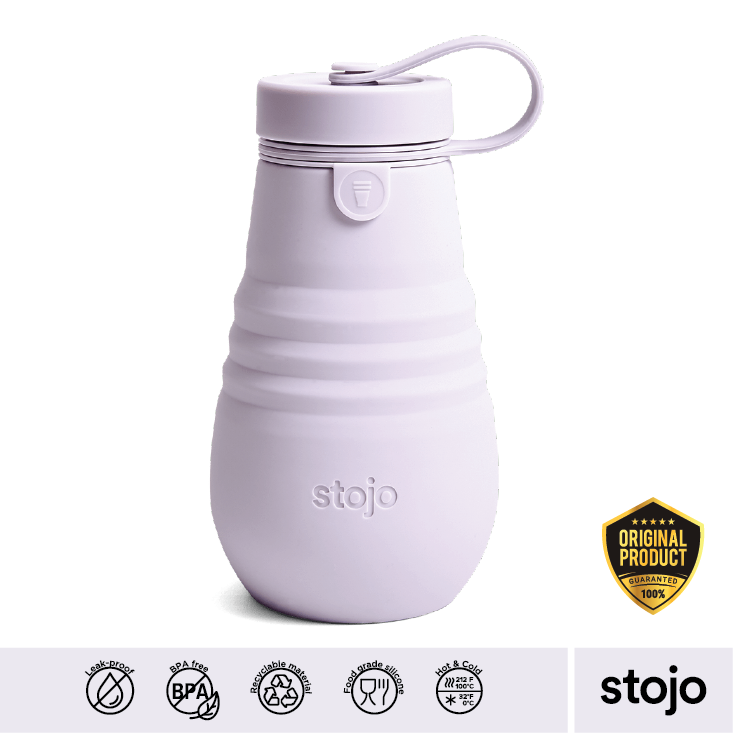 Jual Original Stojo Jr Collapsible Bottle 14 oz - LILAC | Shopee Indonesia