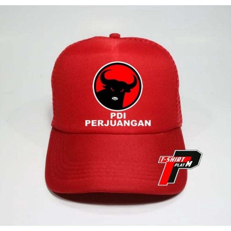 Jual TOPI TRUCKER PARTAI PDI PERJUANGAN | Shopee Indonesia