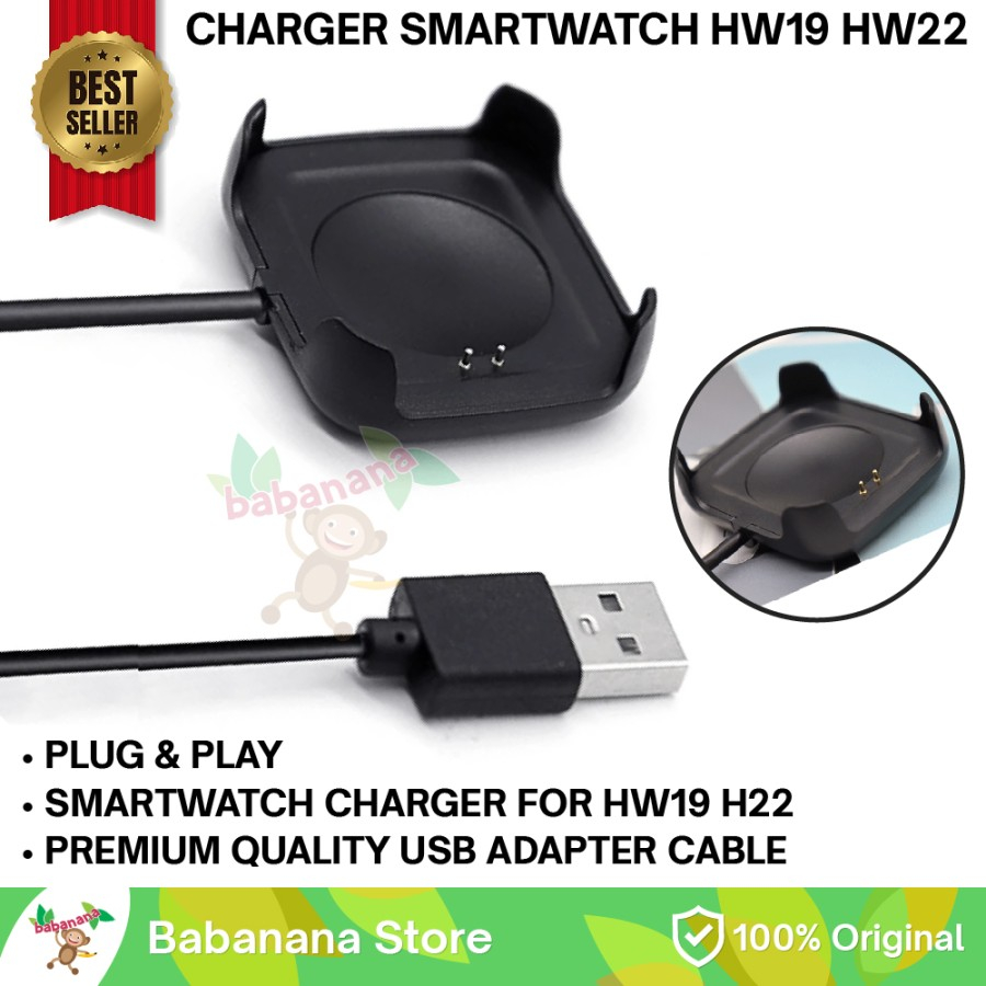 Jual Kabel USB Charger Casan HW19 HW22 2 PIN Smartwatch Jam Docking Cable | Shopee Indonesia