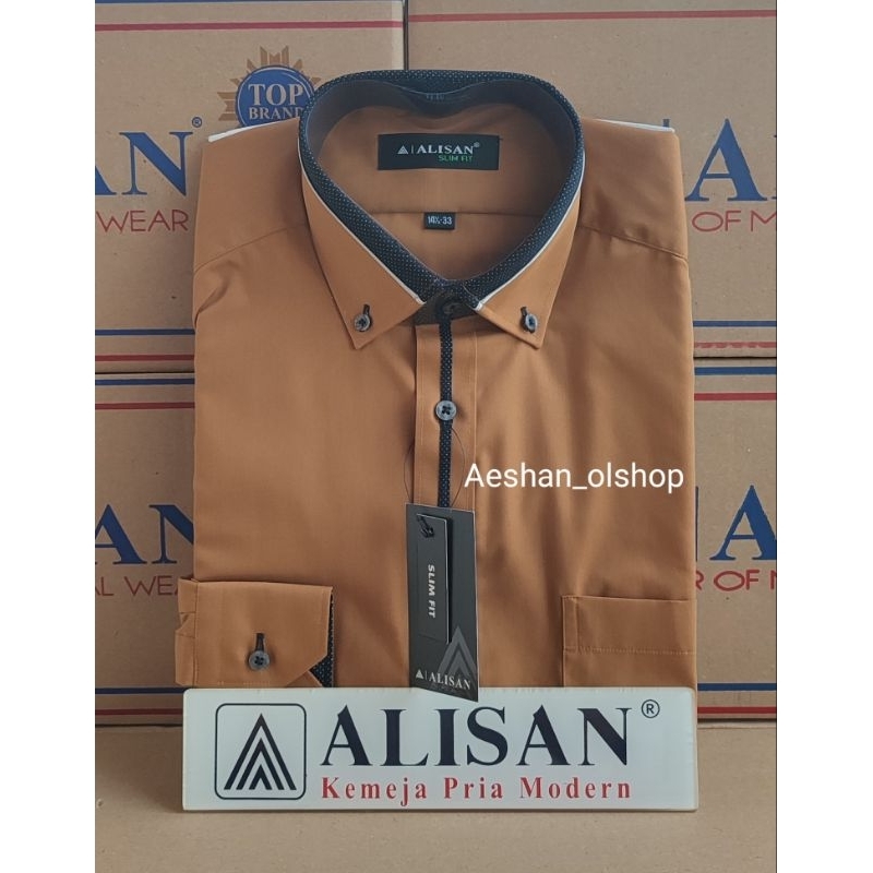 Jual KEMEJA ALISAN SLIMFIT KOMBINASI Panjang ORIGINAL | Shopee Indonesia