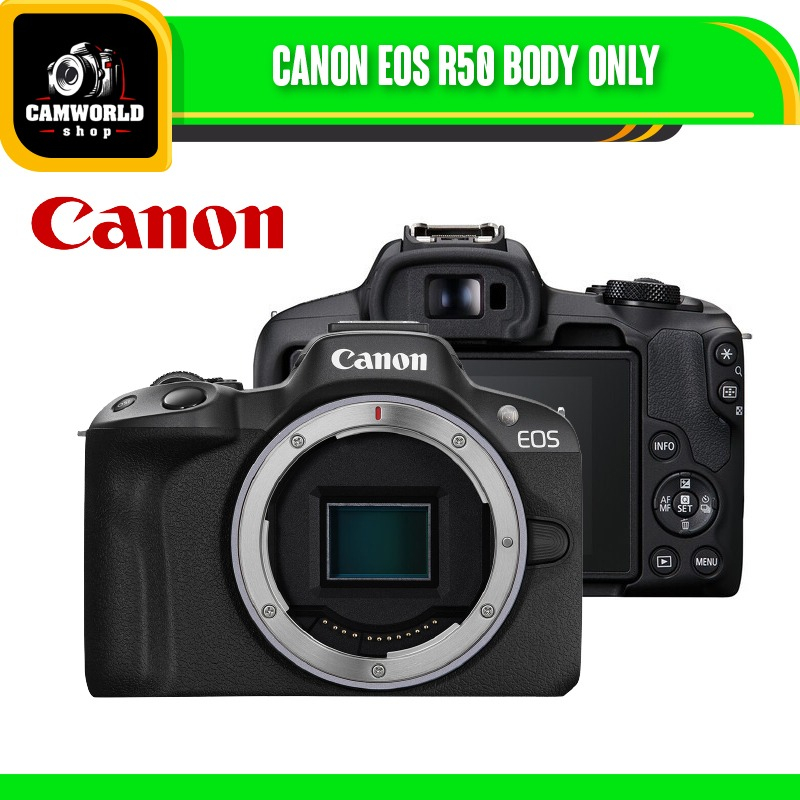 Jual Canon EOS R50 Body Only Mirrorless Camera - Canon R50 BO | Shopee Indonesia