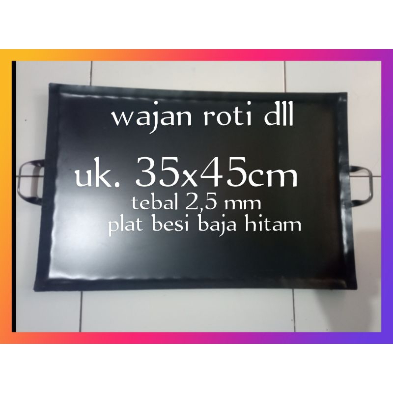 Jual Wajan Roti Bakar Anti lengket Pemanggangan Pembakaran Penggorengan ...