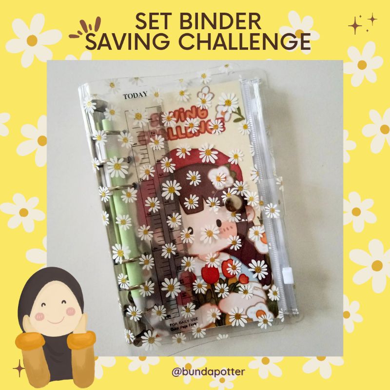 Jual Set Binder Saving Challenge/ Binder Tabungan/ Binder Budgeting/ Binder Menabung Viral ...
