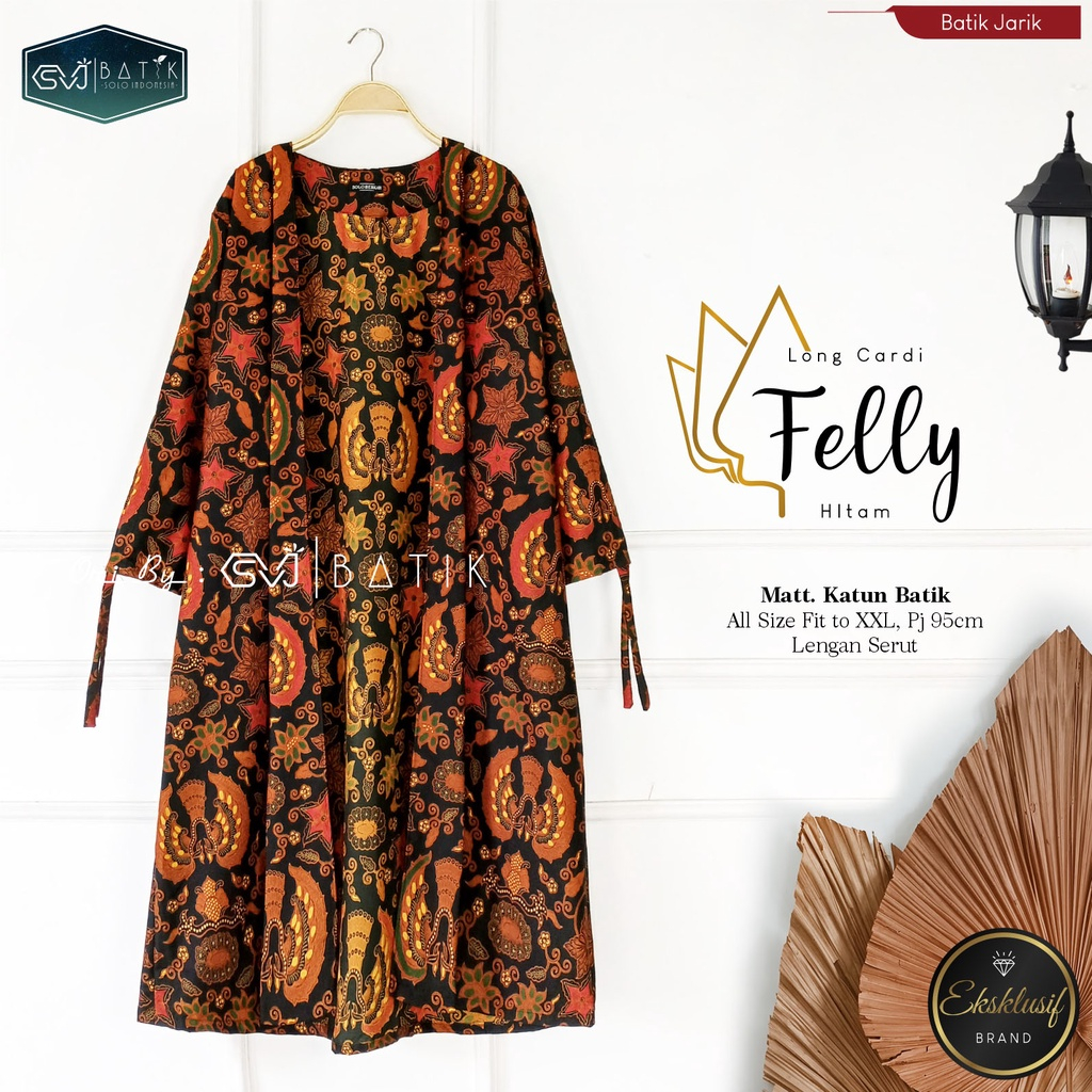 Jual CARDIGAN OUTER PANJANG LONG CARDI BATIK KATUN OUTER BATIK PREMIUM ...