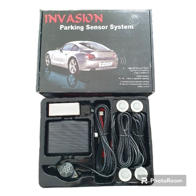 Jual sensor parkir mundur 4 titik universal semua mobil kualitas bagus ...