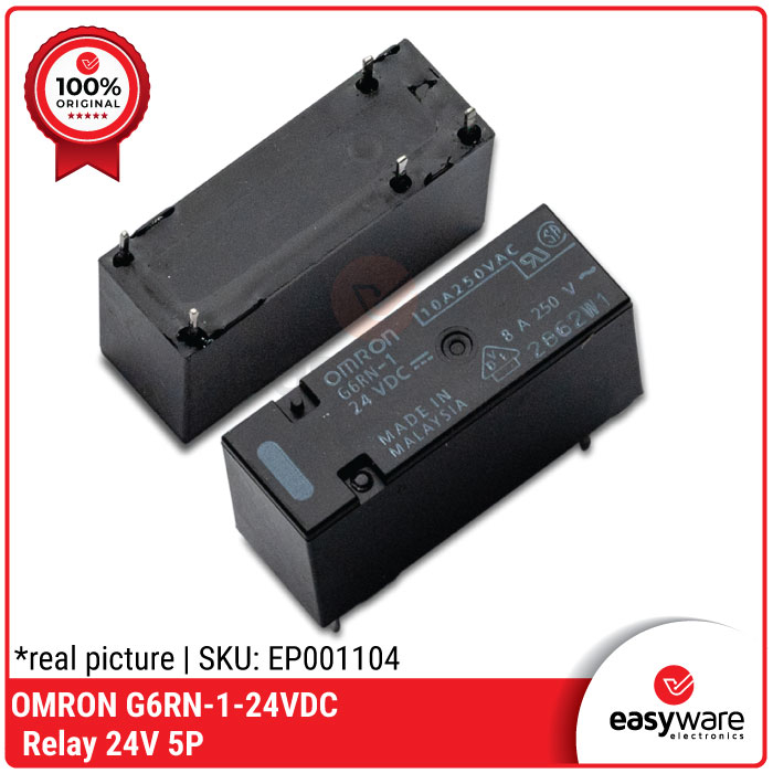 Jual Relay Omron G6RN-1-24VDC ORIGINAL Relay 24V 5 Pin | Shopee Indonesia