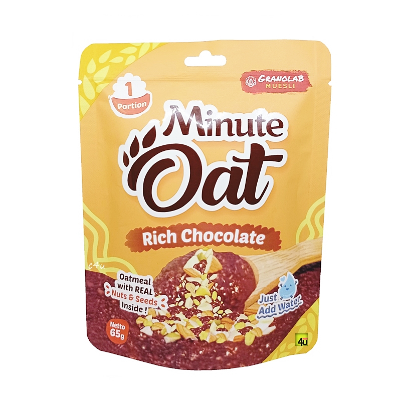 Jual Granolab Muesli MINUTE OAT - Luxury Oatmeal - 65 gr | Shopee Indonesia