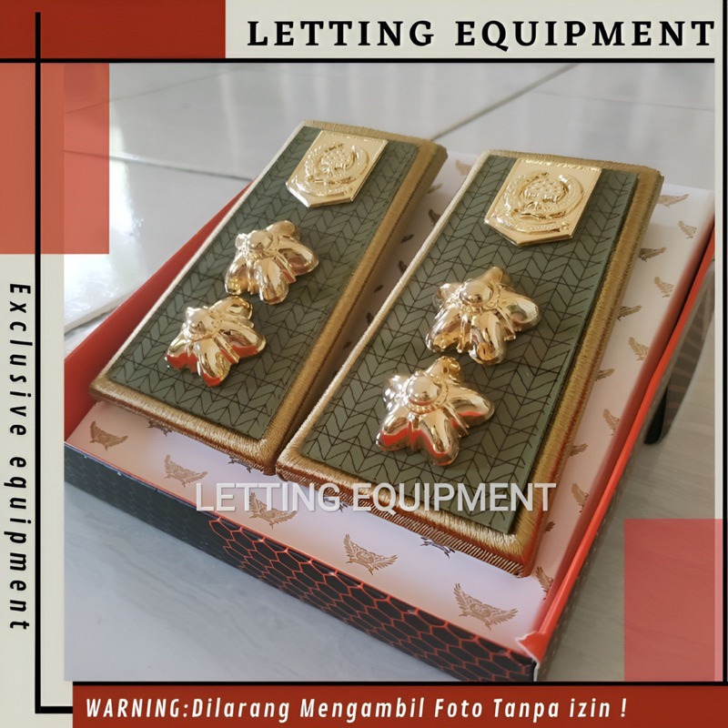 Jual Pangkat Kades Lurah pdh khaky mika kilap logo Beringin Atribut PNS ...