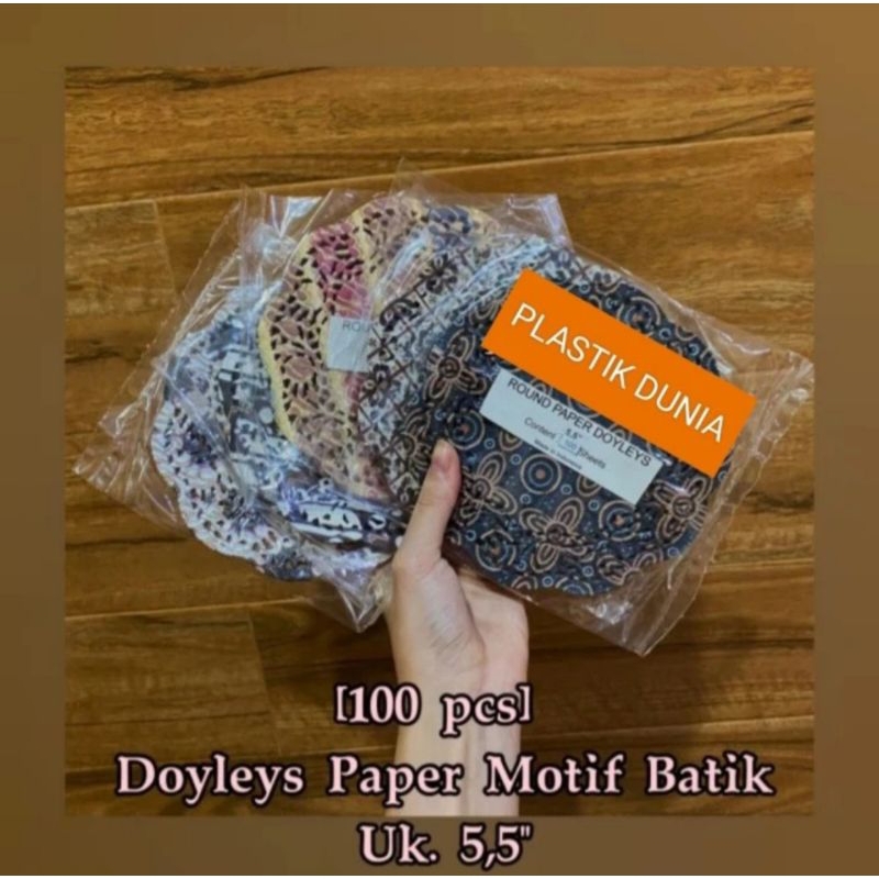 Jual Kertas alas kue motif batik isi 100 pcs - Food Grade | Shopee ...