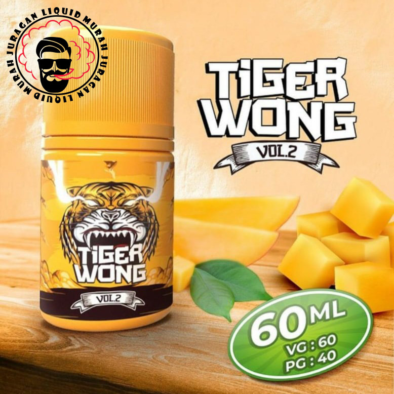 Jual TIGER WONG V2 LIQUID 60ML MANGO BLAST 3MG 6MG BY VAPEZOO X BAIM ...