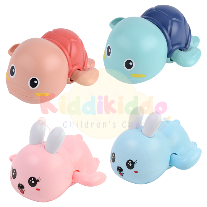 Jual Kiddikiddo Mainan Mandi Anak Bentuk Kura Kura Kelinci Berenang Di ...