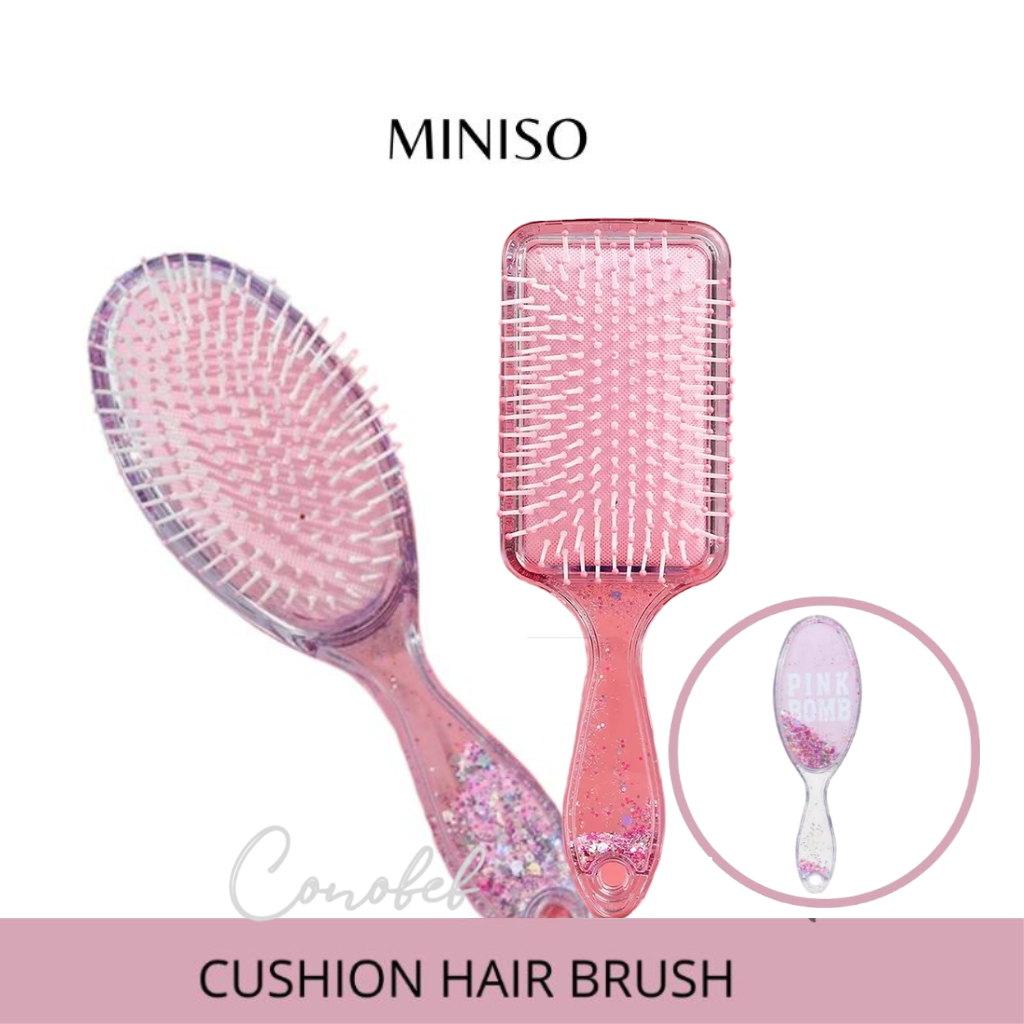 Jual Miniso Sisir Cushion Hair Brush | Shopee Indonesia