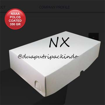 Jual Dos / Dus / Kotak Nasi NX - NXK - NBK Coated 350 gsm | Shopee ...