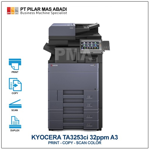Jual Mesin Fotocopy Printer Hasil Terbaik Kuat Murah Kyocera TA3253ci ...