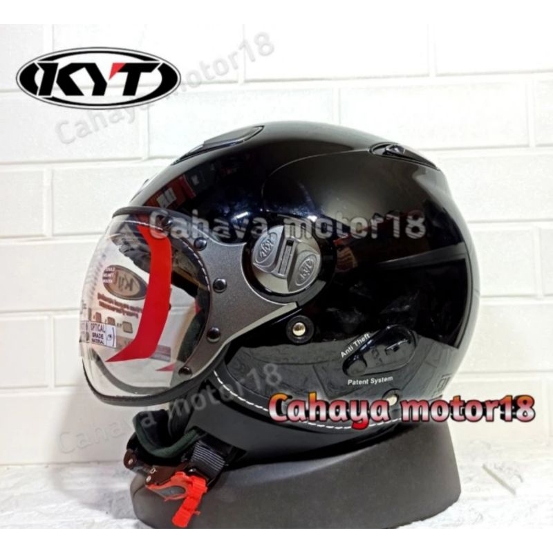 Jual HELM KYT ELSICO WHITE SOLID|PUTIH KYT RETRO HALF FACE | Shopee ...