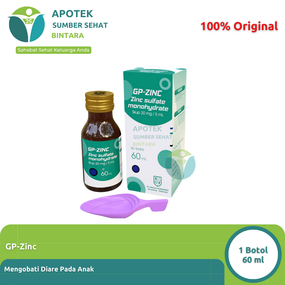 Jual GP Zinc Sirup Obat Mencret Anak 60 ml | Shopee Indonesia