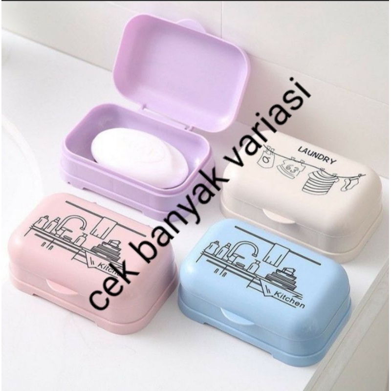 Jual TEMPAT SABUN BATANG TRAVEL HITAM DAN PUTIH | Shopee Indonesia