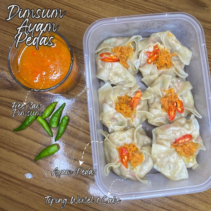Jual dimsum ayam pedas | dimsum ayam pedas mantap | dimsum murah ...