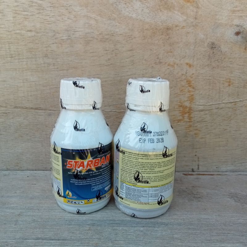 Jual Starban 585 Ec 100ml Obat Hama Walang Sangit Ulat Grayak Kaper Dan ...