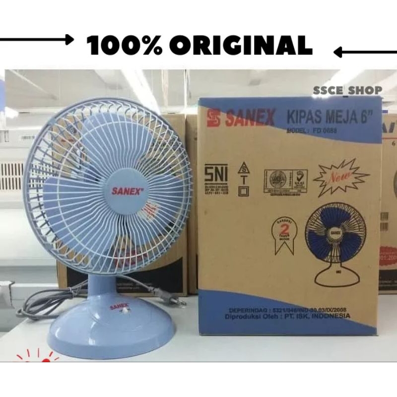 Jual Kipas Angin Meja Listrik 6 Inch Mini (1 Arah Hembusan) | Shopee ...