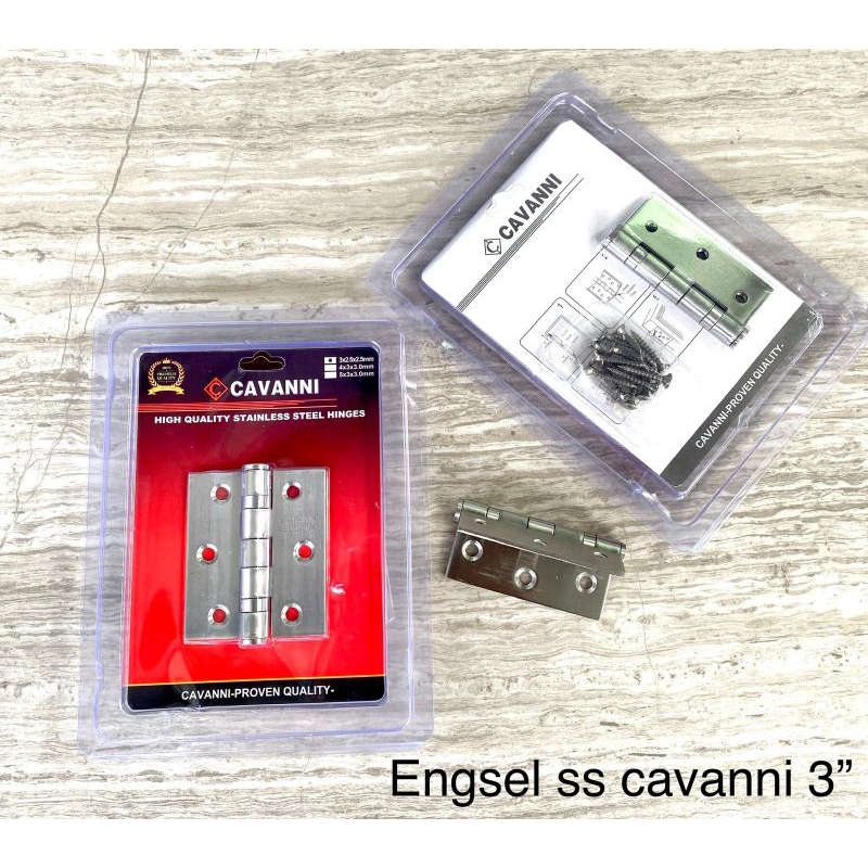 Jual Engsel Jendela Cavanni 3" SS / Engsel Stainless 3 inch / Engsel ...