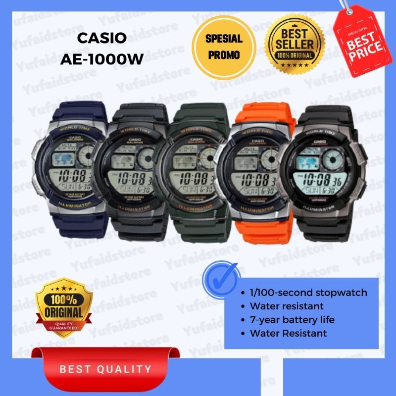 Jual jam tangan casio ae-1000w series | Shopee Indonesia