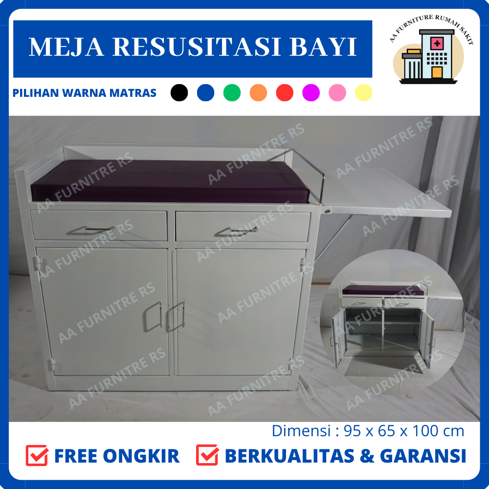 Jual Meja Resusitasi Bayi Baby Table Meja Periksa Kesehatan Bayi Baby ...