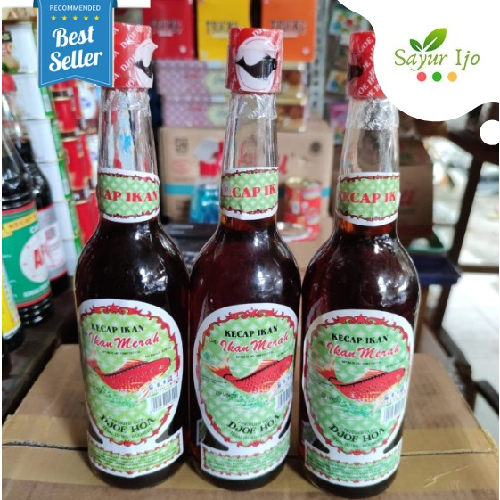 Jual Kecap Ikan Cap Ikan Merah Djoe Ha 620 ML / Botol Saus Premium Fish ...