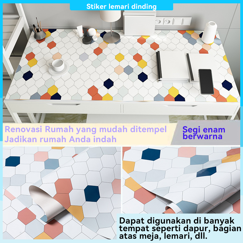 Jual Super Glossy Wallpaper Dinding Dapur 60cm X 3m Stiker Dapur Meja ...