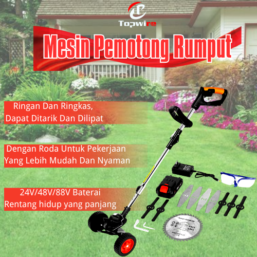 Jual Mesin Potong Rumput Portable Taman Alat Pemotong Rumput 3-in-1 ...