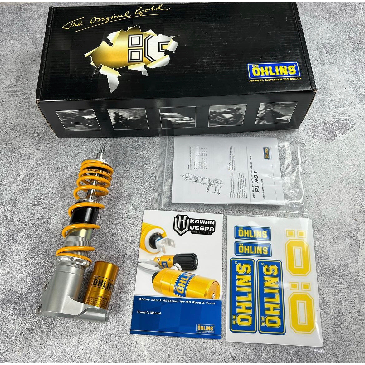 Jual Shock depan ohlins Pi 801 Tabung for Vespa sprint primavera S LX ...