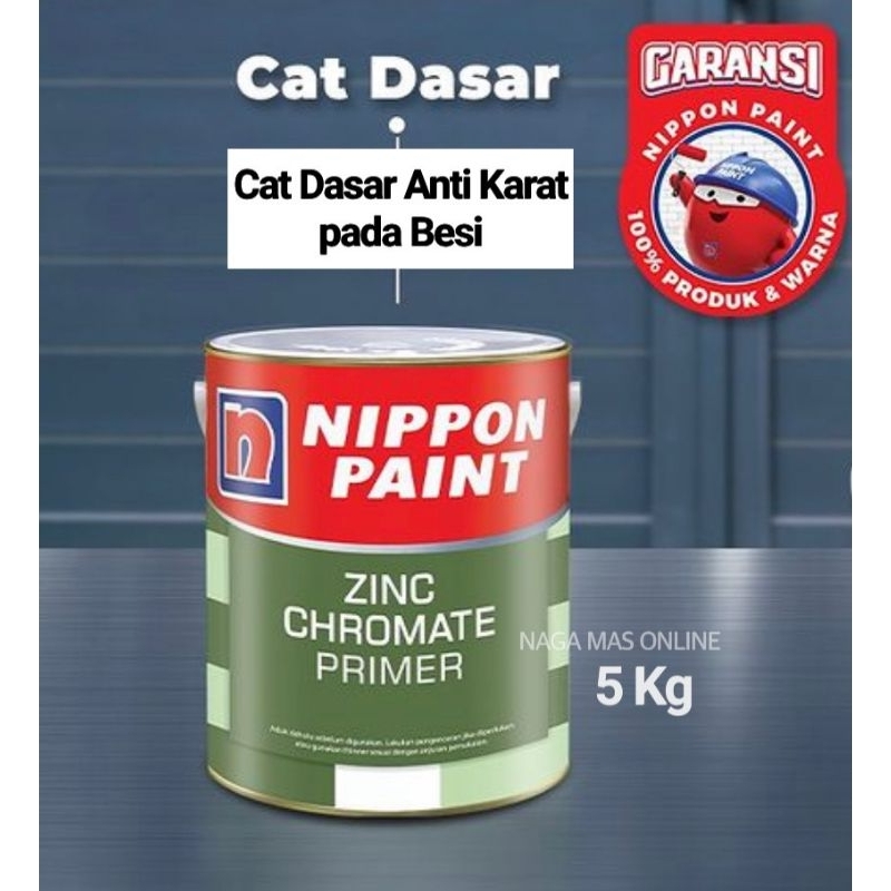 Jual CAT DASAR ANTI KARAT 5 KG ZINC CHROMATE DASAR BESI NIPPON PAINT ... Jual CAT DASAR ANTI KARAT 5 KG ZINC CHROMATE DASAR BESI NIPPON PAINT ...