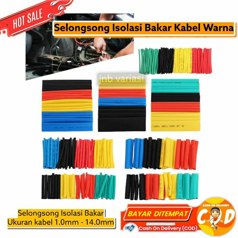 Jual Isolasi pelapis kabel bakar listrik Selongsong Sambungan Kabel ...