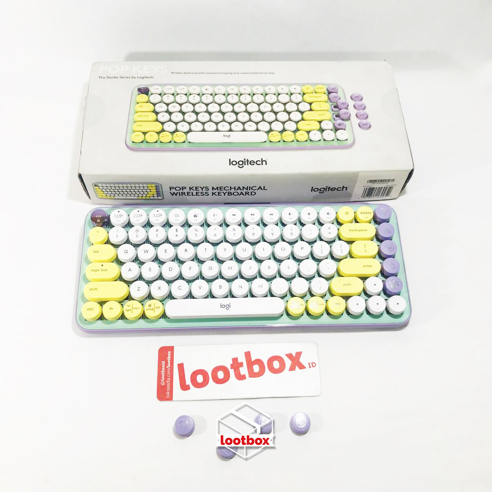 Jual Keyboard Wireless Bluetooth BOLT Logitech Logi POP Keys Dream ...
