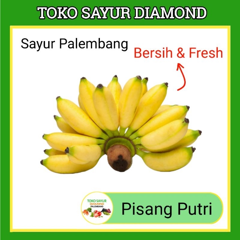 Jual Pisang Putri Toko Buah Buahan Segar Fresh Online Murah Palembang ...