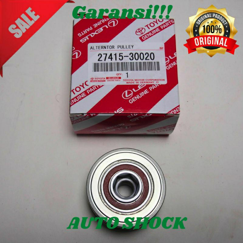 Jual PULLEY ALTERNATOR INNOVA FORTUNER HILUX REVO ORIGINAL GERMANY ...