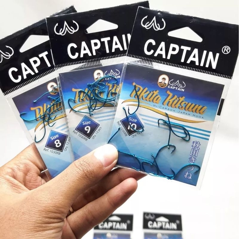 Jual Mata Kail Captain isi 12pcs Sangat Kuat & Tebal | Shopee Indonesia