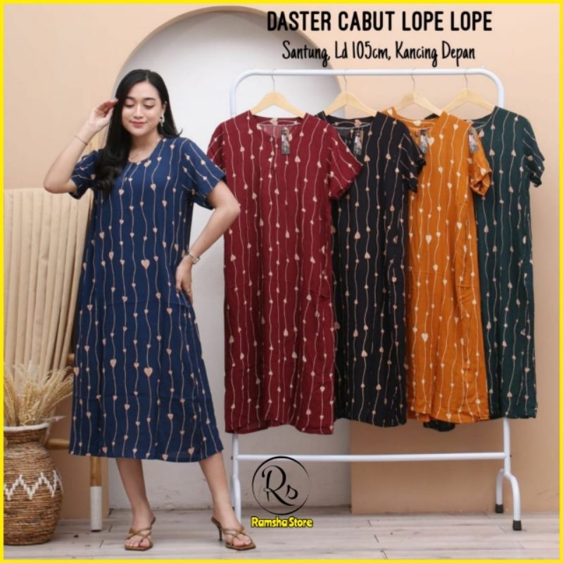 Jual Daster CABUT LOPE LOPE LD 110 - Homedress Bumil Busui Kancing ...