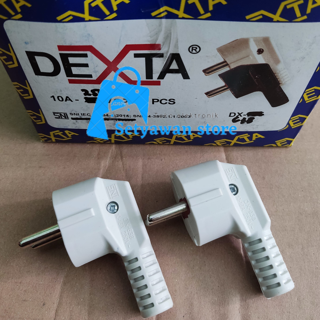 Jual Steker L Arde Bengkok Putih Dexta DX-638 L | Shopee Indonesia