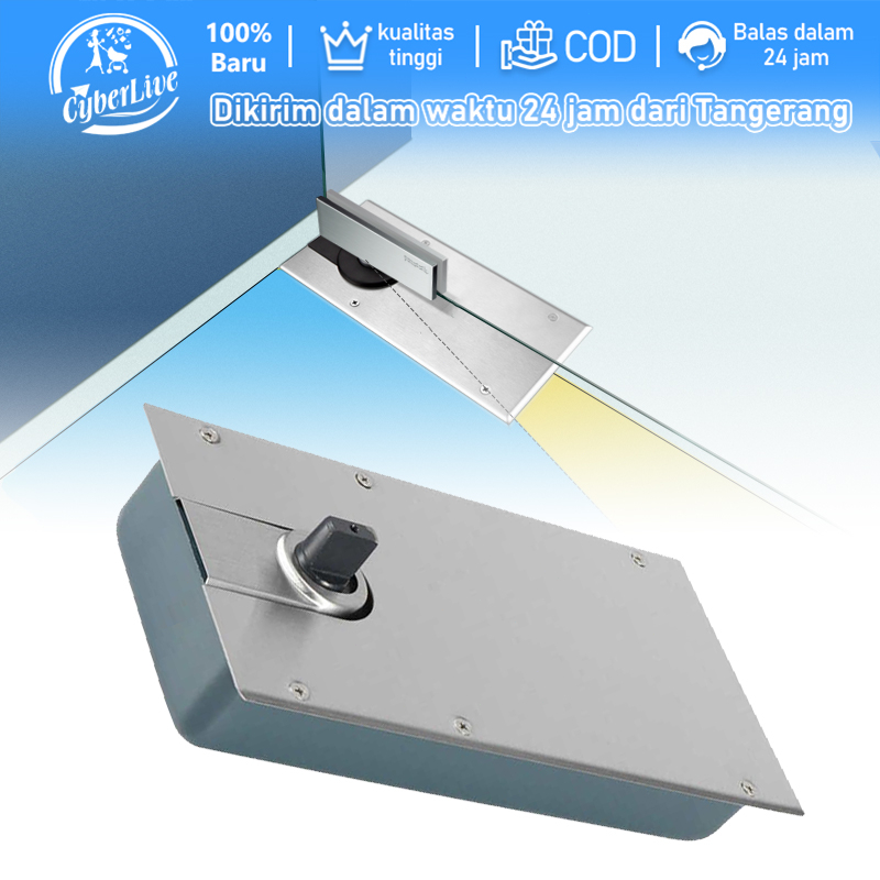 Jual Glass Door Hinge Closer Steel Floor Spring Engsel Tanam Pintu Kaca ...