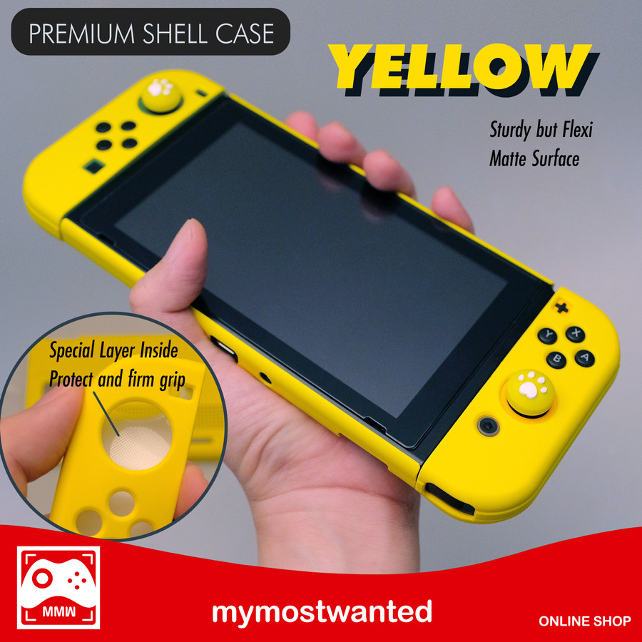Jual PREMIUM Shell Case Dockable Nintendo Switch - YELLOW | Shopee ...
